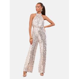 Lipsy Jumpsuit female Silver size 16