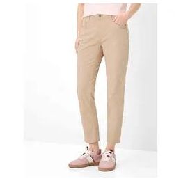 5-Pocket-Hose Brax "Style MARY S", Damen, Gr. 46, Normalgr&ouml;&szlig;en, beige, Web, 78% Baumwolle, 19% Lyocell, 3% Elasthan, Hosen 5-Pocket-Hose