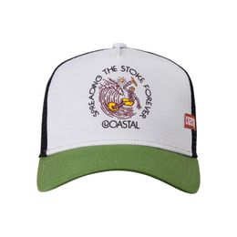 Trucker Cap COASTAL "Coastal Trucker Cap HFT Stoke Forever", Herren, Gr. onesize, grau, gr&uuml;n, 60% Polyester, 40% Baumwolle, Caps