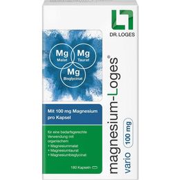 Dr. Loges + Co. GmbH MAGNESIUM-LOGES vario 100 mg Kapseln 180 St