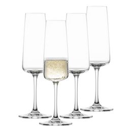 Schott Zwiesel Sektglas SCHOTT-ZWIESEL "Sektgl&auml;ser MioVino 260 ml 4er Set transparent", transparent, &Oslash; 7,4cm x 22,8cm, 260ml, 4, Trinkgef&auml;&szlig;e, Sp&uuml;lmaschinengeeignet