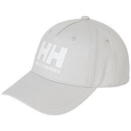 Helly Hansen Damen Baseball Cap "HH BALL CAP"grau fog, unifarben, Twill, Baumwolle, Caps, sportlich, mit Bel&uuml;ftungs&ouml;sen und verstellbarem Verschluss