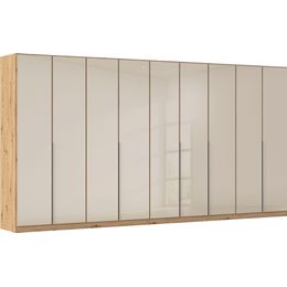 Dreht&uuml;renschrank OTTO HOME "Kleiderschrank Kleiderschr&auml;nke Schrank Garderobe AGORDO mit Glasfront", eiche artisan, glas beige (champagner), B:271cm T:54cm, Holzwerkstoff, Schr&auml;nke, Dreht&uuml;renschrank, durchdachte Innenausstattung, in 8 Breiten und 2 H&ouml;hen MADE IN GERMANY