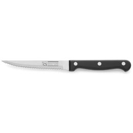 Steakmesser CS KOCH-SYSTEME "PREMIUM, 14 cm", silber, B:22mm, Edelstahl, Essmesser, mit fein gezahnter Klinge f&uuml;r m&uuml;heloses Schneiden ohne Rei&szlig;en