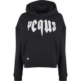 Kapuzensweatshirt PEQUS "PEQUS PEQUS Mythic Hoodie", Damen, Gr. XS, mc, 100% Baumwolle, mehrfarbig, normal, ohne Ausschnitt, Sweatshirts