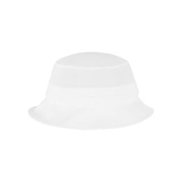 Fischerhut Flexfit "Flexfit Unisex Flexfit Cotton Twill Bucket Hat", Damen, Gr. onesize, wei&szlig;, 98% Baumwolle, 2% Elasthan, unifarben, H&uuml;te
