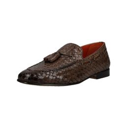 Melvin & Hamilton Slipper MELVIN & HAMILTON "Melvin & Hamilton Slipper Leder", Herren, Gr. 43, braun, Leder, Schuhe Slipper