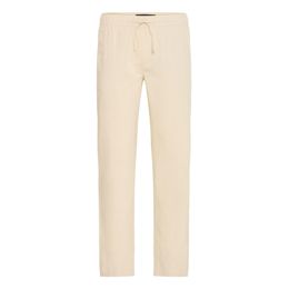 Leinenhose INDICODE "Leinenhose IDPassol", Herren, Gr. S, N-Gr, beige (fog), Obermaterial: 55% Leinen LI. 45% Baumwolle CO., Hosen