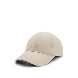 Baseball Cap BOSS "Ari", Damen, light beige 275, Web, Baumwolle, unifarben, Caps, mit BOSS Logostickerei Ton in Ton, unisex