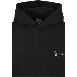 Kapuzenpullover Karl Kani "Karl Kani Herren KM231-046-2KK Chest Signature OS Hoodie black", Herren, Gr. L, schwarz, 80% Baumwolle, 20% Polyester, unifarben, Pullover Kapuzenpullover