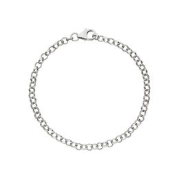 Armband Jobo, silber (silber 925), Armb&auml;nder, Damen, 19cm, Silber 925 (Sterlingsilber), Armband, 925 Silber f&uuml;r Charms 19 cm