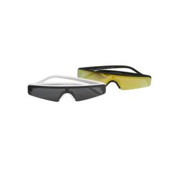 Urban Classics Damen Sonnenbrille "Urban Classics Unisex Sunglasses KOS 2-Pack"schwarz, wei&szlig;, Sonnenbrillen