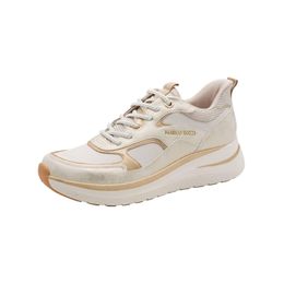 Marco Tozzi Damen Sneaker "Marco Tozzi Sneaker Lederimitat/Textil", Gr. 41dune, Lederimitat, Textil, Schuhe