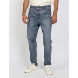 Relax-fit-Jeans Gang "Gang Jeans Relaxed Fit 94MARCO", Herren, Gr. 38, denim blau, Denim/Jeans, 98% Baumwolle, 2% Elasthan, Jeans