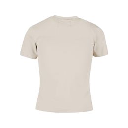 PEQUS Damen T-Shirt "PEQUS PEQUS Fitted Outlined Mythic Logo T-shirt", beige, Gr. L, bedruckt, 100% Baumwolle, Shirts