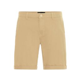 Chinoshorts Blend "Chinoshorts BHShorts", Herren, Gr. XL, N-Gr, braun (cornstalk), Obermaterial: 98% Baumwolle CO. 2% Elasthan EL., Hosen Chinoshorts