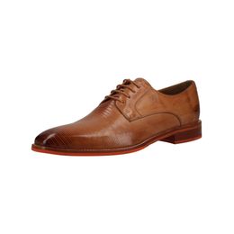 Melvin & Hamilton Schn&uuml;rschuh MELVIN & HAMILTON "Melvin & Hamilton Businessschuhe Leder", Herren, Gr. 43, hellbraun, Leder, Schuhe Schn&uuml;rschuh