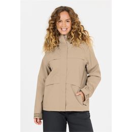 WHISTLER Damen Outdoorjacke "Liel"beige, Gr. 48, unifarben, 100% Polyester, Jacken, mit einer Wassers&auml;ule von 10.000 mm