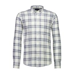 Flanellhemd LINDBERGH "Freizeithemd Regular Fit", Herren, Gr. XXL, Normalgr&ouml;&szlig;en, blau, Obermaterial: 100% Baumwolle, Hemden