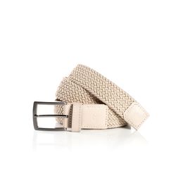 Flechtg&uuml;rtel Tom Tailor "TTJAMIE", Herren, Gr. 105, beige, Materialmix, G&uuml;rtel, 3,5 cm breiter Flechtg&uuml;rtel, Casual Look, bis Gr. 120