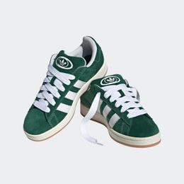 Sneaker adidas originals "CAMPUS 00S", Herren, Gr. 38,5, gr&uuml;n (dunkelgr&uuml;n, cloud wei&szlig;, sanftes wei&szlig;), Leder, Schuhe Sneaker