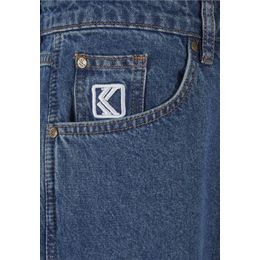 Bequeme Jeans Karl Kani "Karl Kani Herren", Herren, Gr. 28, Normalgr&ouml;&szlig;en, schwarz indigo, 100% Baumwolle, unifarben, normal, Jeans