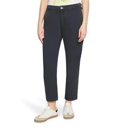 Chinohose Cartoon "Damen mit Gummizug", Damen, Gr. 36, Normalgr&ouml;&szlig;en, ebony grau, Obermaterial: 97% Baumwolle, 3% Elasthan, relaxed fit 7/8-L&auml;nge, Hosen Chinohose