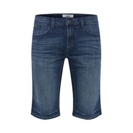 Jeansshorts Blend "Jeansshorts BHDenon", Herren, Gr. L, N-Gr, blau (denim dunkelblau), Obermaterial: 98% Baumwolle CO. 2% Elasthan EL., Jeans Jeansshorts