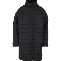 Urban Classics Damen Winterjacke "Urban Classics Damen Ladies Quilted Coat"schwarz, Gr. XXL, unifarben, 100% Polyester, Jacken