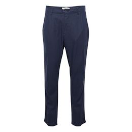 !Solid Chinohose SOLID "Chinohose SDAllan", Herren, Gr. M, N-Gr, blau (insignia blau), Obermaterial: 58% Leinen LI. 42% Viskose CV., Hosen Chinohose