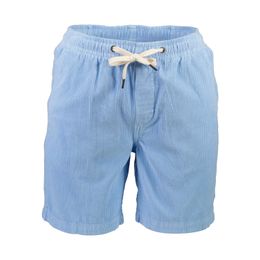 Junk De Luxe Herren Bermudas "Bermudas Relaxed Fit"bright blau, Gr. XL, unifarben, Obermaterial: 100% Baumwolle, Hosen