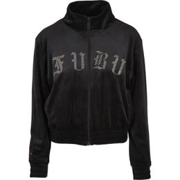 Fubu Damen Collegejacke "Fubu Damen"schwarz, Gr. S, mehrfarbig, 93% Polyester, 7% Elasthan, Jacken