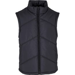 Steppweste Urban Classics "Urban Classics Herren Arrow Puffer Vest", Herren, Gr. L, schwarz, 100% Polyester, Westen Steppweste