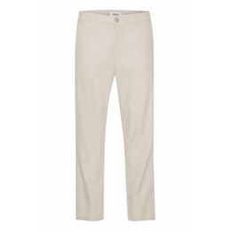!Solid Chinohose SOLID "Chinohose SDAllan", Herren, Gr. S, N-Gr, beige (oatmeal), Obermaterial: 58% Leinen LI. 42% Viskose CV., Hosen Chinohose