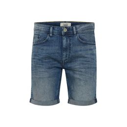 Jeansshorts Blend "Jeansshorts BHLuke", Herren, Gr. L, N-Gr, blau (denim middleblau), Obermaterial: 98% Baumwolle CO. 2% Elasthan EL., unifarben, Jeans Jeansshorts