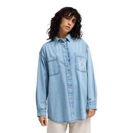 Langarmshirt Billabong "Down The Coast", Damen, Gr. XS, blau, Obermaterial: 100% Walkfrottier;, Shirts Langarmshirt