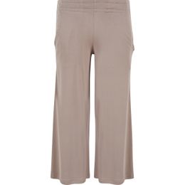 Stoffhose Urban Classics "Urban Classics Damen Girls Modal Culotte", M&auml;dchen, Gr. 110/116, Normalgr&ouml;&szlig;en, duskrose, 77% Modal, 23% Polyester, unifarben, relaxed fit, Hosen Stoffhose