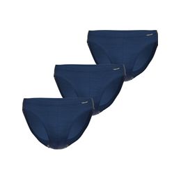 Jazz-Pants Slips Ammann "3er Pack Jazz Pants Day Classic / Jeans Feinripp", Damen, Gr. 5, dunkelblau, Unterhosen