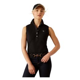 Ariat Poloshirt 3.0 Sleeveless schwarz Damen XL