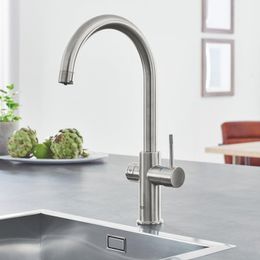 Grohe Blue Home K&uuml;chenarmatur mit Soda- und Filtersystem, schwenkbar, 31455DC1,
