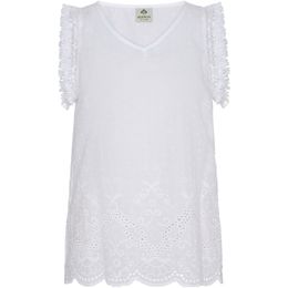 BERWIN Blusenshirt mit Lochstickerei Wei&szlig; (Gr&ouml;&szlig;e: 42)