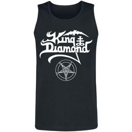 King Diamond Logo Tank-Top schwarz in L 129233