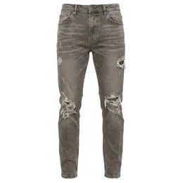 Bequeme Jeans 2Y Premium "2Y Premium 2Y Premium Frank Slim Fit Jeans", Herren, Gr. 30, Normalgr&ouml;&szlig;en, grau, 97% Baumwolle, 3% Elasthan, unifarben, Jeans