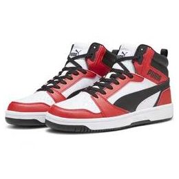 Sneaker Puma "Rebound Sneakers Erwachsene", Herren, Gr. 38, rot (wei&szlig; schwarz for all time rot), Obermaterial: Synthetik, Textil. Futter: Textil. Innensohle: Keine Angabe, Textil. Laufsohle: Gummi, Schuhe Sneaker