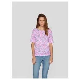 Print-Shirt Rabe "T-Shirt", Damen, Gr. 46, rosa, 50%Baumwolle, 50%Viskose, gerade, Shirts