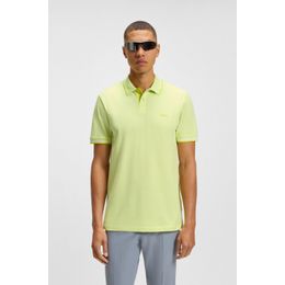Poloshirt BOSS Green "Paul", Herren, Gr. XXL, light, pastel gr&uuml;n337, Jersey, Obermaterial: 92% Baumwolle, 8% Elasthan, slim fit, hoch geschlossener Ausschnitt, eingesetzt B&uuml;ndchen kontrastfarben, Shirts, mit Polokragen