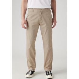 Levi's Chinohose LEVI'S "CHINO AUTHENTIC STRT", Herren, Gr. 32, L&auml;nge 30, beige (vintage khaki), Web, Obermaterial: 100% Baumwolle, unifarben, regular fit kn&ouml;chellang, Hosen Chinohose, in vielen Farben