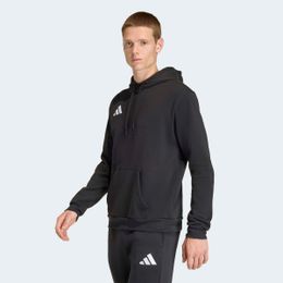 Kapuzensweatshirt adidas Performance "ENTRADA26 HOODIE", Damen, Gr. M, schwarz, wei&szlig;, Obermaterial: 70% Baumwolle, 30% Polyester, angesetztes B&uuml;ndchen, Sweatshirts