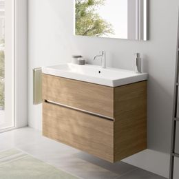 Villeroy & Boch Villeroy & Boch Avento Waschtisch, evineo ineo5 evo Unterschrank B: 98 cm, 2 Ausz&uuml;ge, mit Griffmulde,, 4156A5RW+BE0725OA,