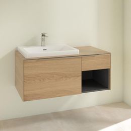 Villeroy & Boch Villeroy & Boch Subway 3.0 Schrank mit Waschtisch, 2 Ausz&uuml;ge, 4A706GRW+C57200VJ,